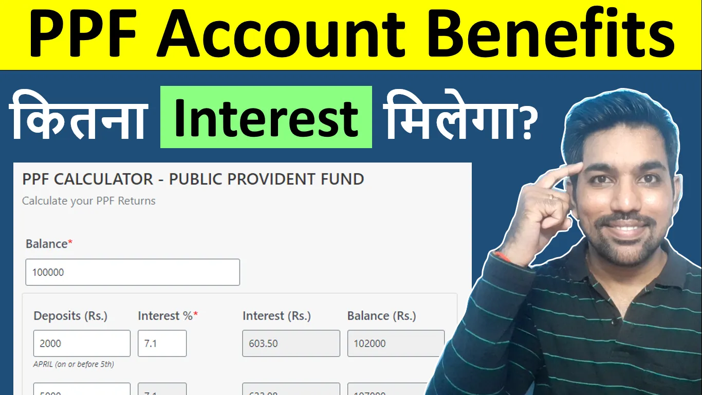 Top 6 PPF Account Benefits with Excel Sheet Calculator - FinCalC