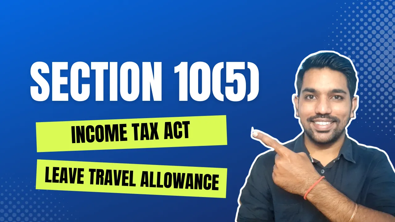 Section 10 5 Leave Travel Allowance Income Tax Exemption FinCalC Blog