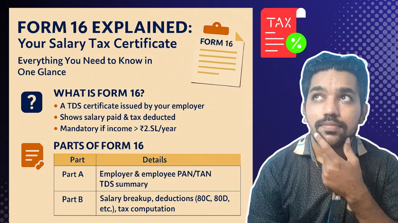 What is Form 16 in Income Tax Return? How to Download & Meaning ...