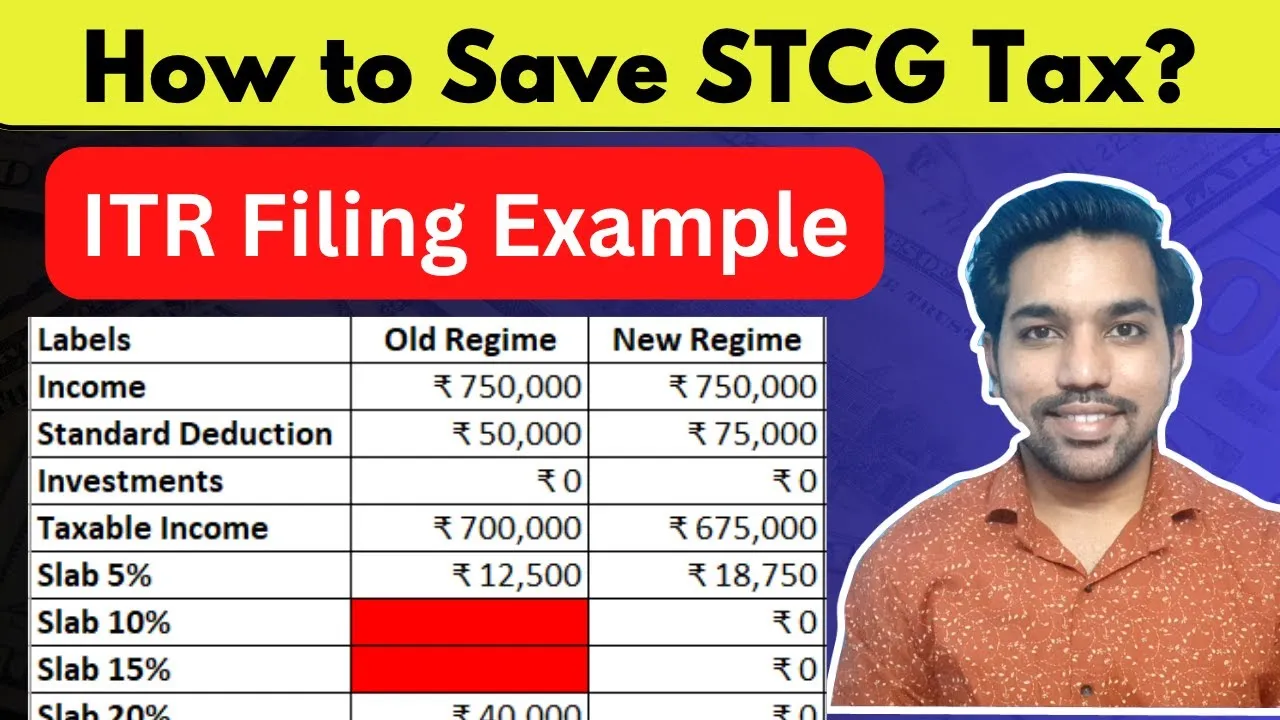 How to Save STCG Tax? Use Tax Rebate Section 87A (ITR Filing) - FinCalC ...